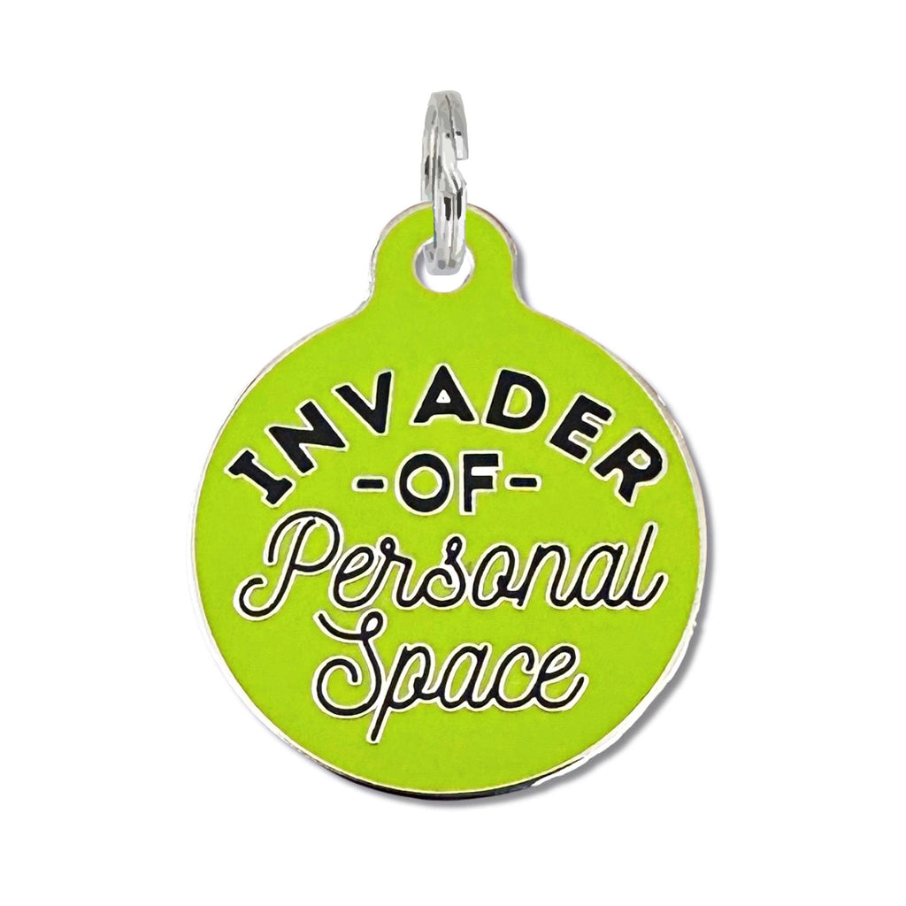 Bad Tags - Funny Personalized Dog ID Tag - Invader Personal Space | Dog ...