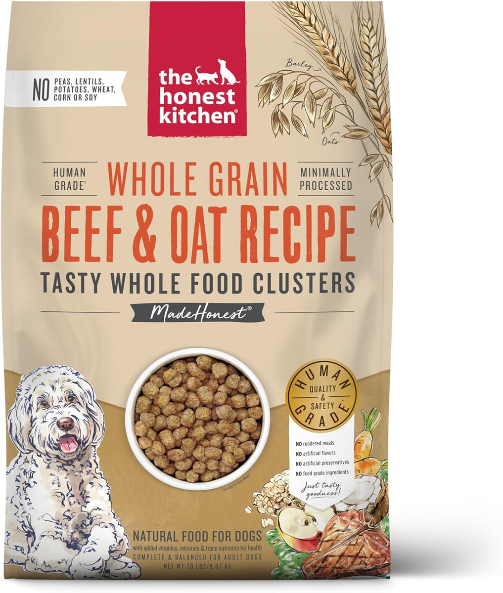 The Honest Kitchen Human Grade Whole Food Clusters Dry Dog Food - Beef ...