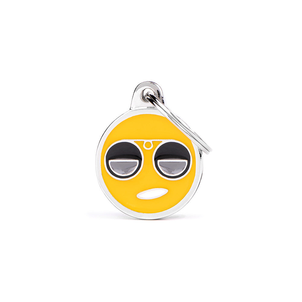 Charms Emoticon Cool ID Tag - MyFamily | Dog.Dog.Cat.