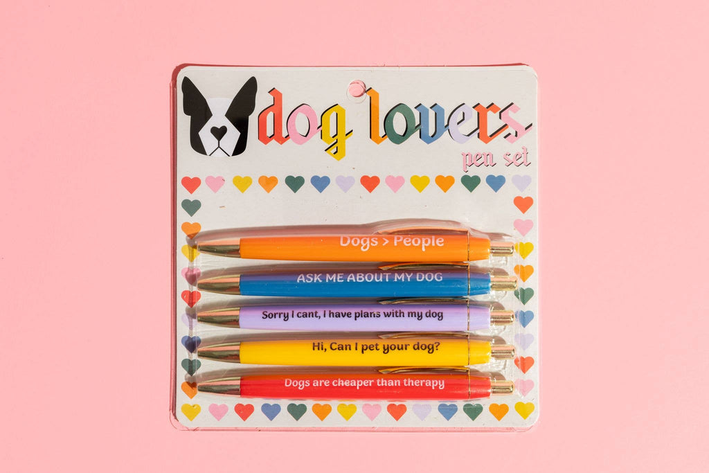FUN CLUB - Dog Lovers Pen Set (gifts, pens, stocking stuffers) | Dog ...